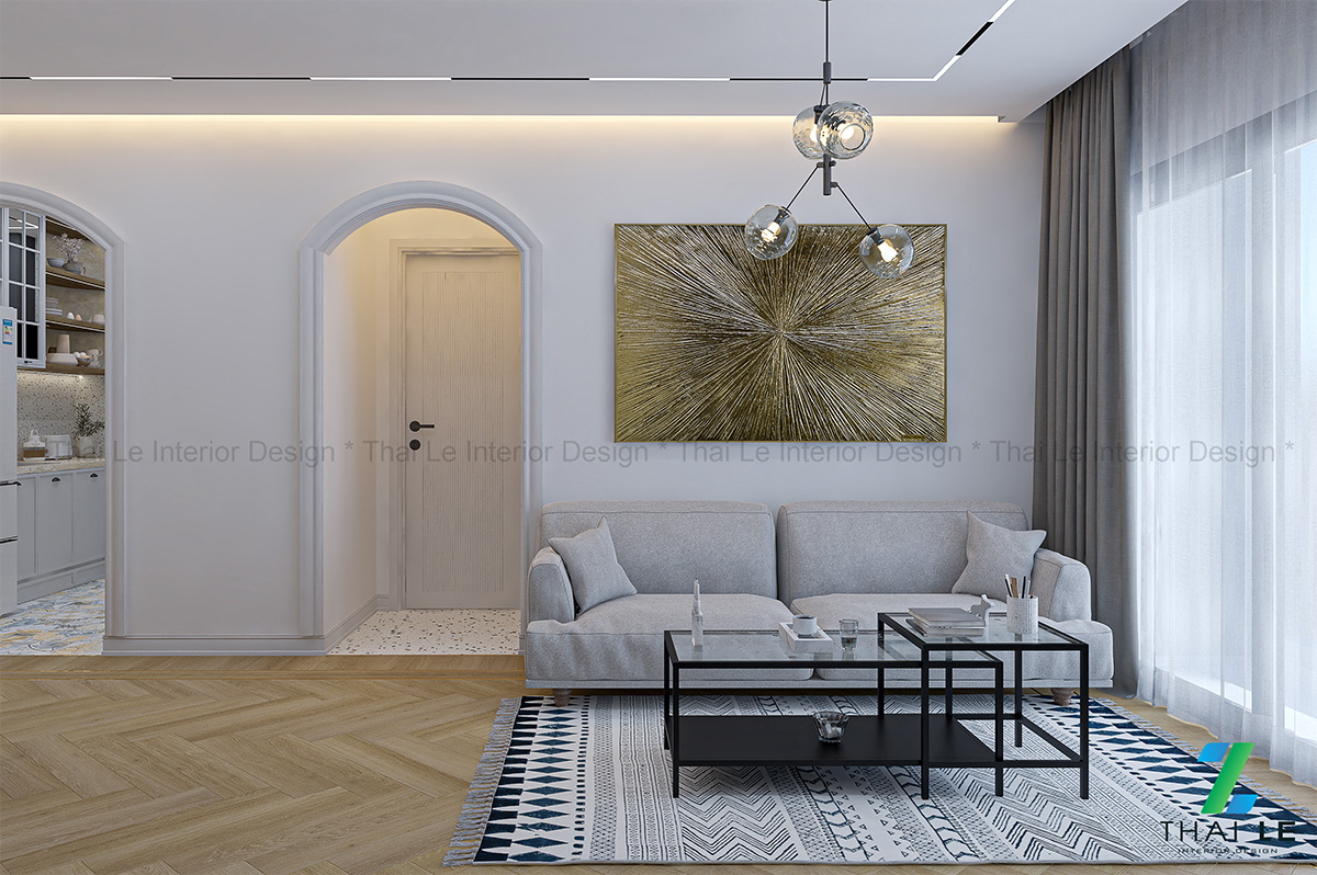 Interior design of The Beverly Vinhomes Grand Park apartment - 72m2