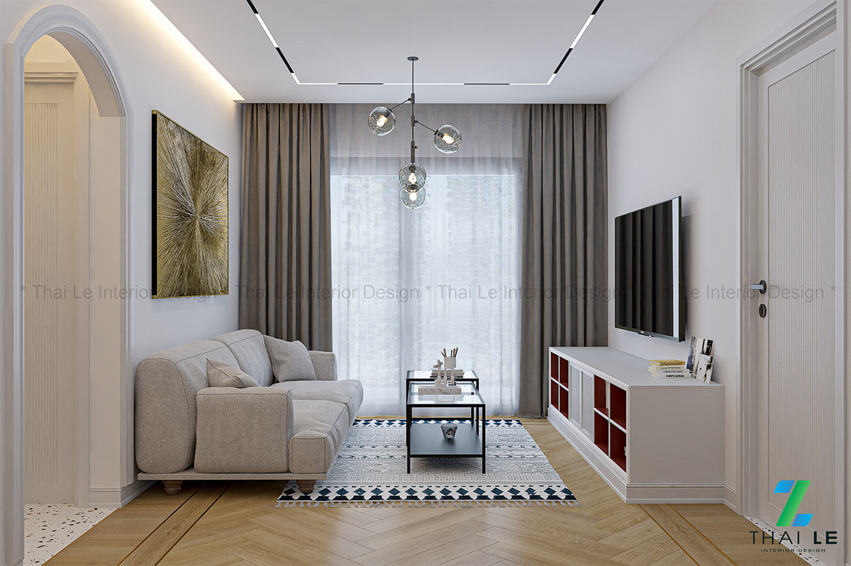 Interior design of The Beverly Vinhomes Grand Park apartment - 72m2